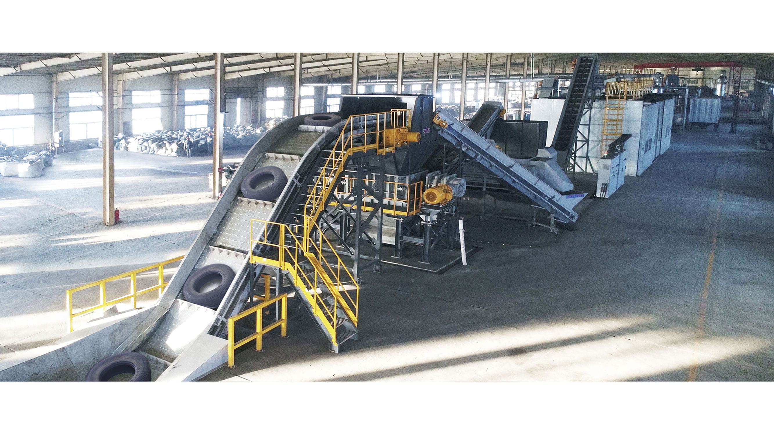 Ligne de recyclage de pneus - Genox Recycling Tech (China) Co., Ltd ...