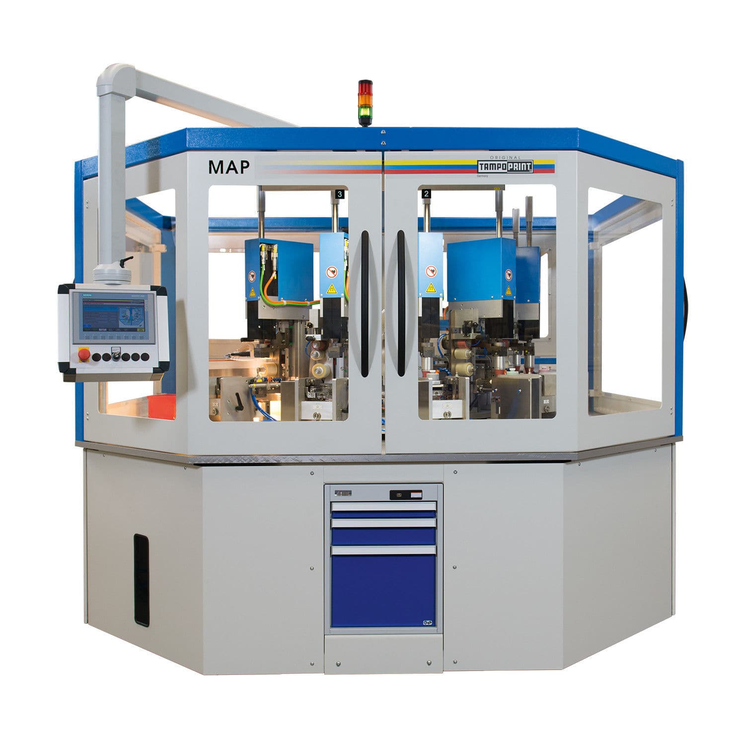 Machine de tampographie à encrier hermétique - MAP - TAMPOPRINT GmbH ...