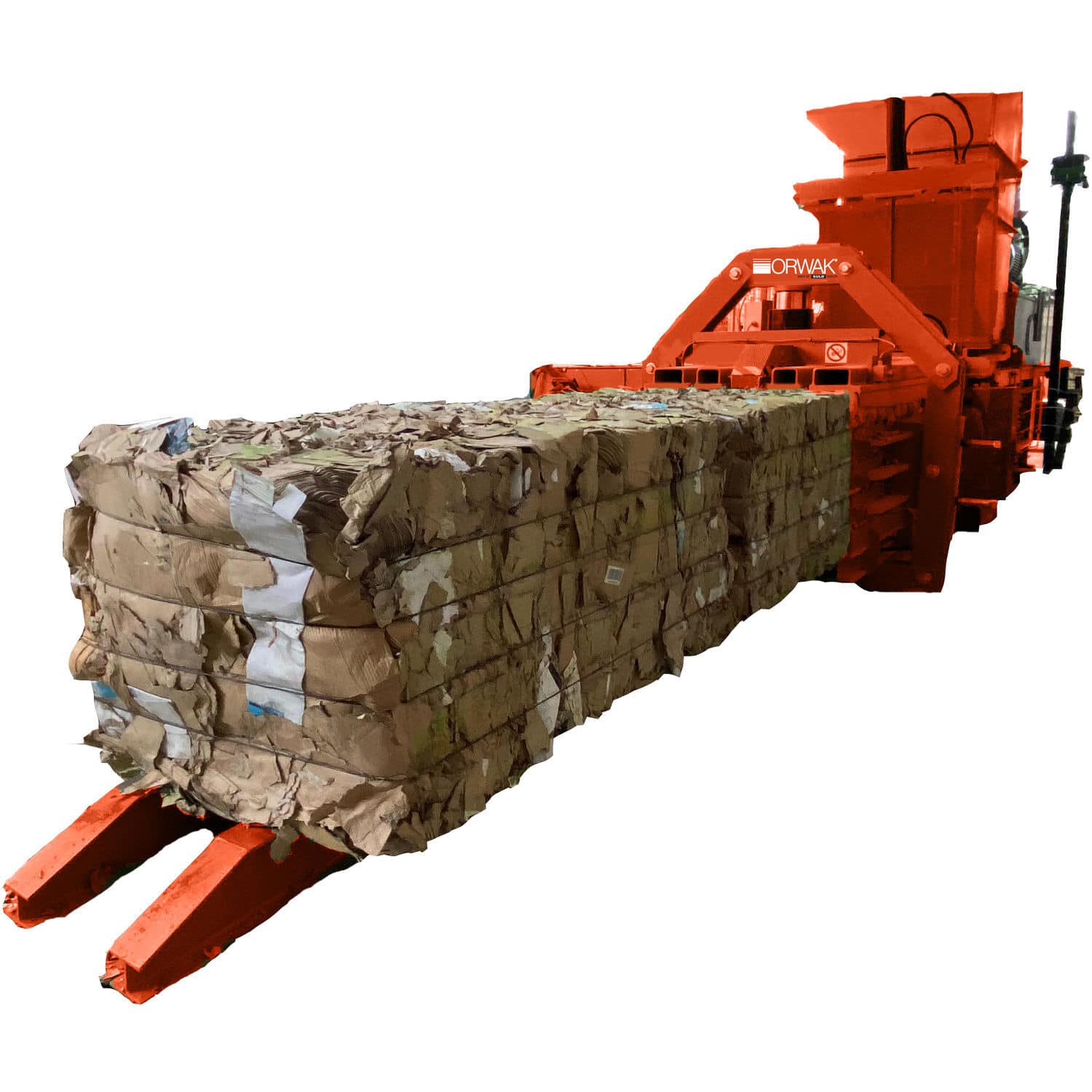 Presse à balles horizontale - 1000 ATH - Orwak AB - à chargement par ...