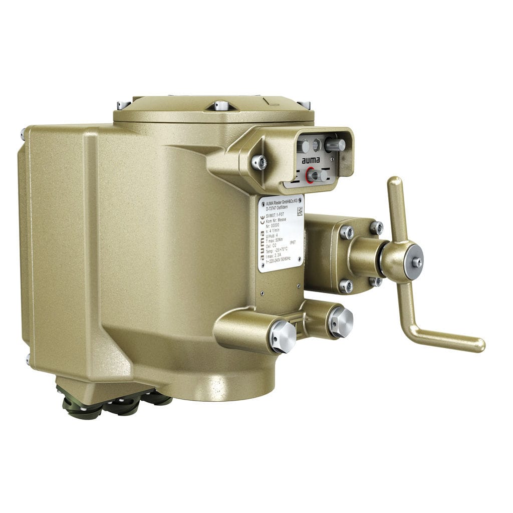 Actionneur de vanne électrique - SVM / SVMR series - AUMA - multi-tour ...