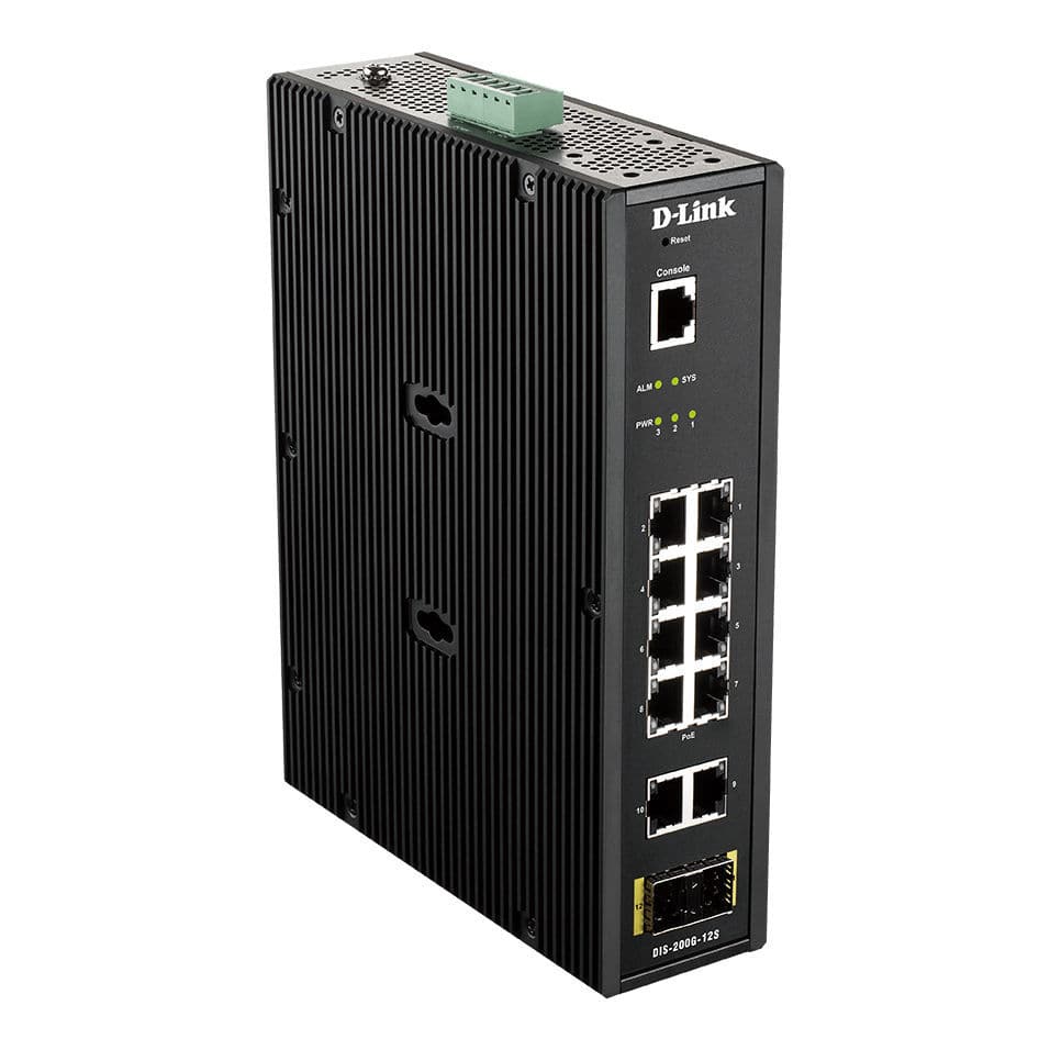 Commutateur Ethernet administrable - DIS-200G-12S - D-Link® - 10 ports ...