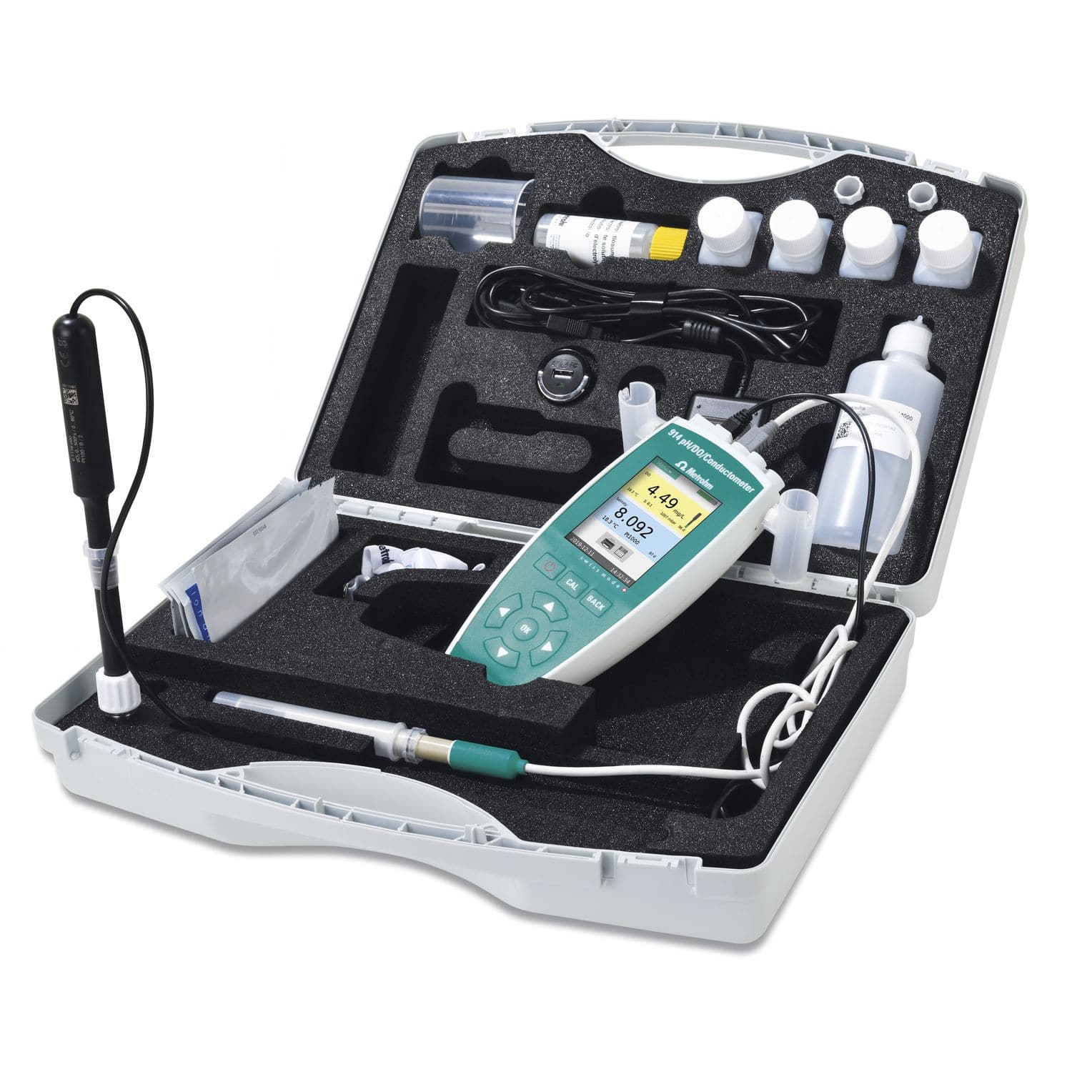 PH mètre avec conductimètre - 914 pH/Conductometer - Metrohm - portable ...