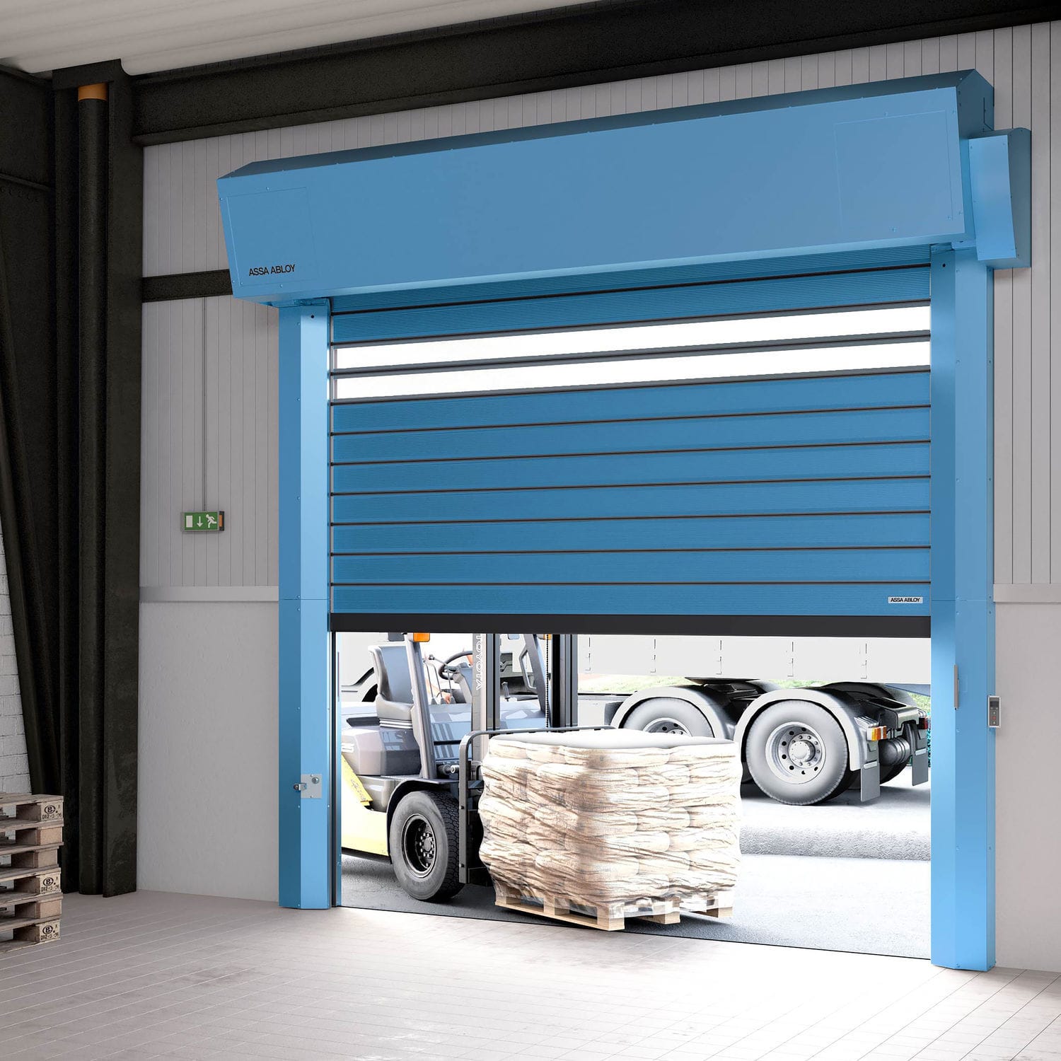 Porte à enroulement - ASSA ABLOY RR5000 - NERGECO - pour l'intérieur ...