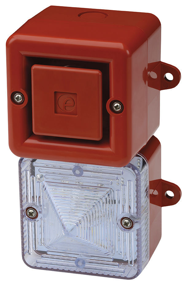 Klaxon d'alarme incendie - AL100X - E2S Warning Signals - avec feu au xénon