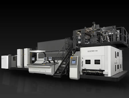 Presse offset rotative - SYSTEM 43 - Komori - à 2 couleurs / pour papier
