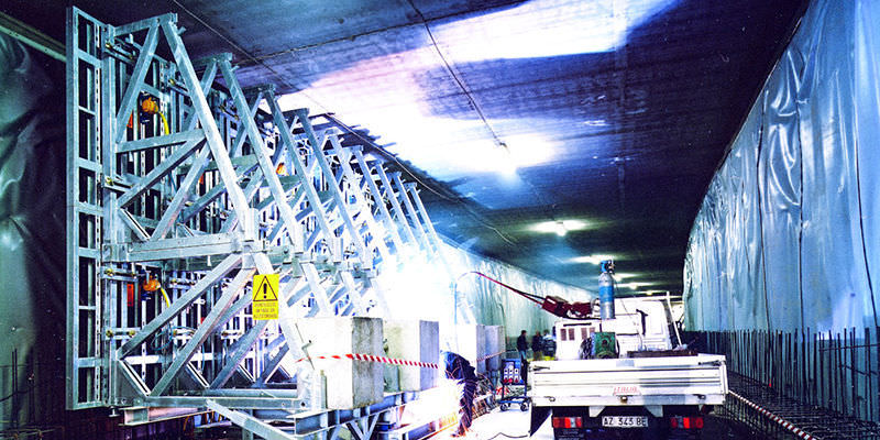 Coffrage de tunnels - Tunnel Formwork - Farina Formworks ITALY ...