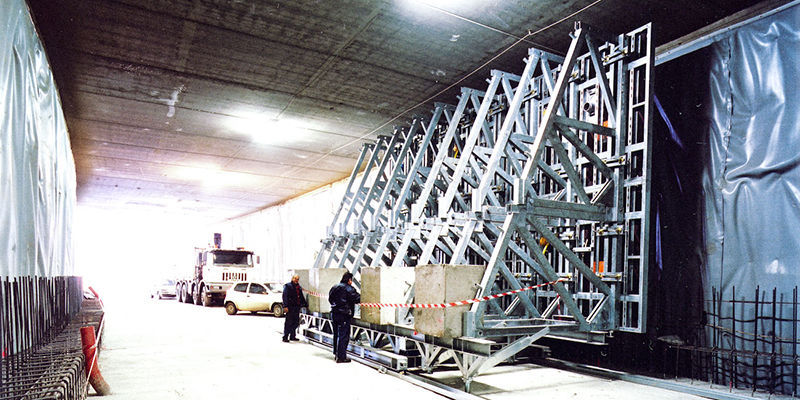 Coffrage de tunnels - Tunnel Formwork - Farina Formworks ITALY ...