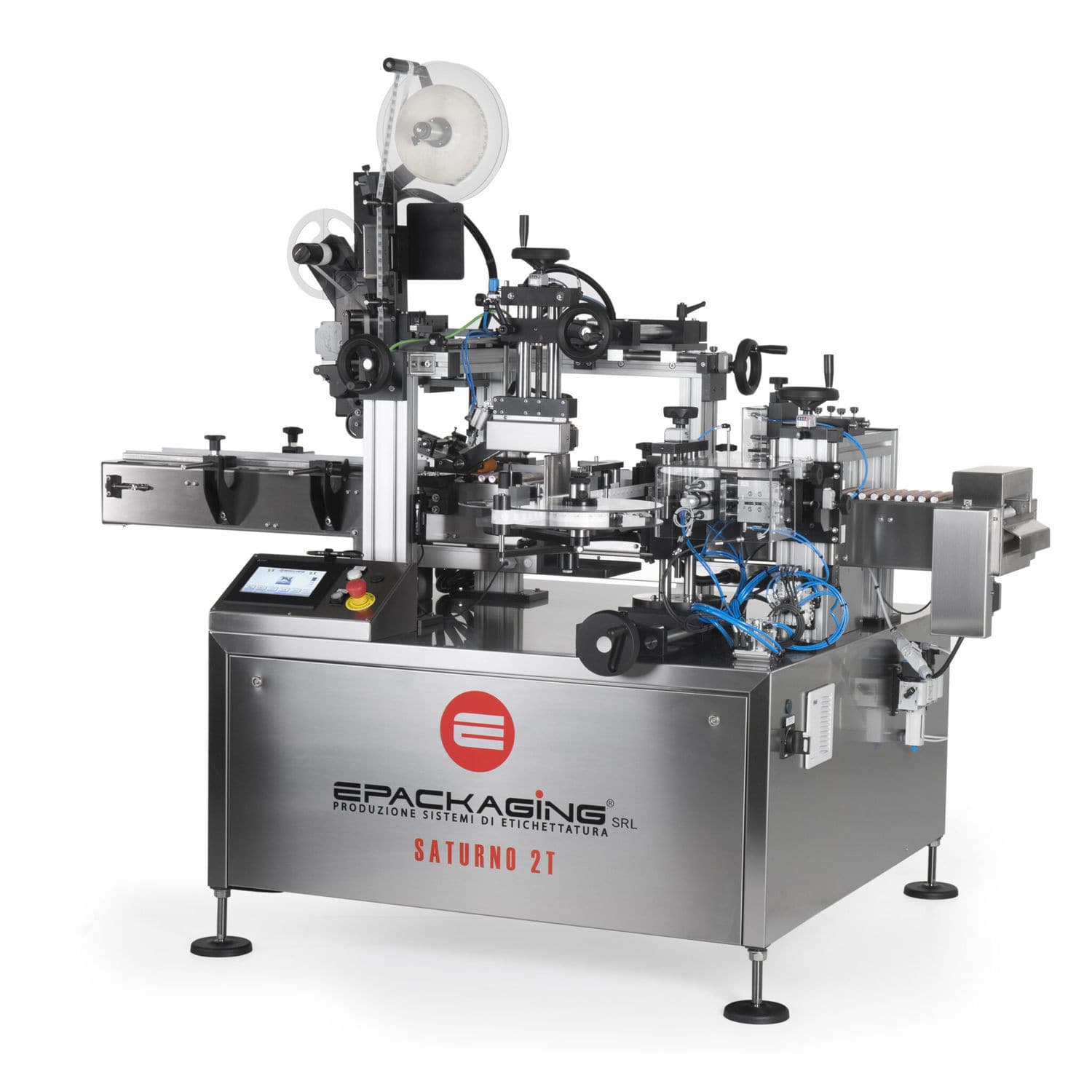 Machine d'étiquetage contrôlée par PLC - SATURNO MAKEUP - E-Packaging Srl - pour applications ...