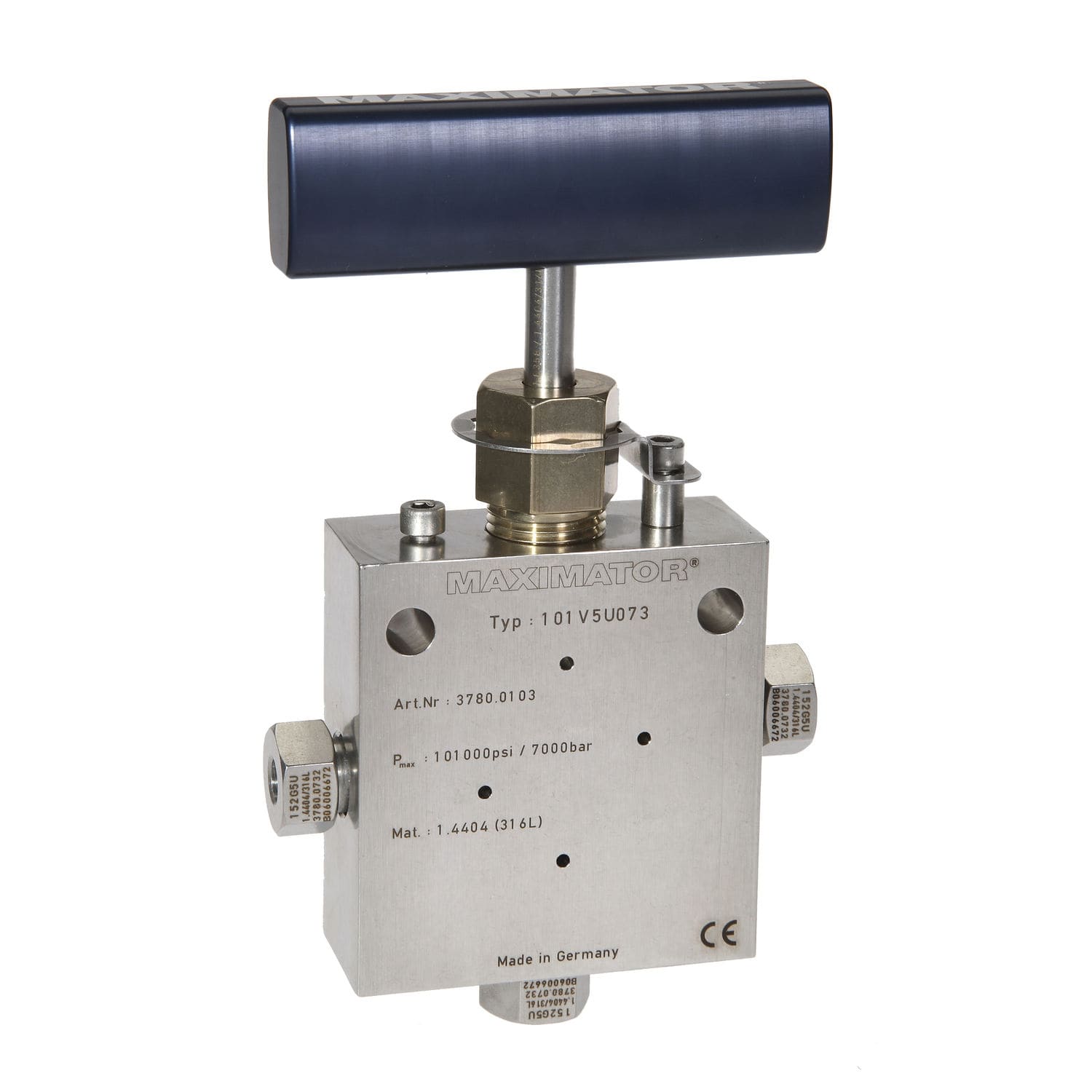 Vanne manuelle - 101V series - Maximator GmbH - de régulation / pour ...