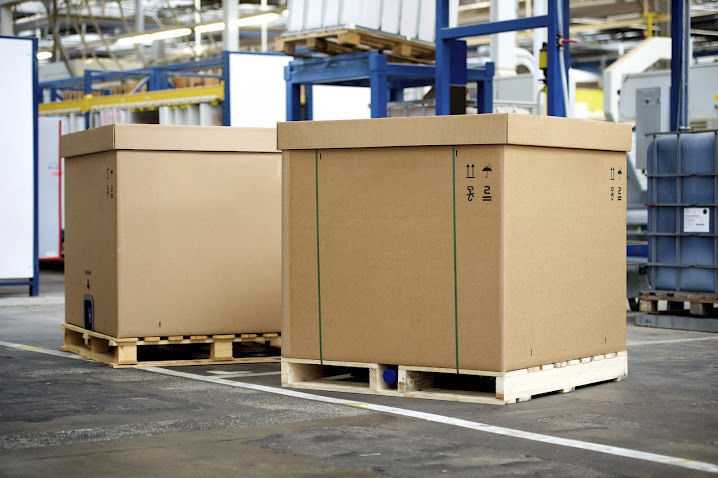 Conteneur IBC en carton - Eredi Caimi S.r.l. - pour liquides