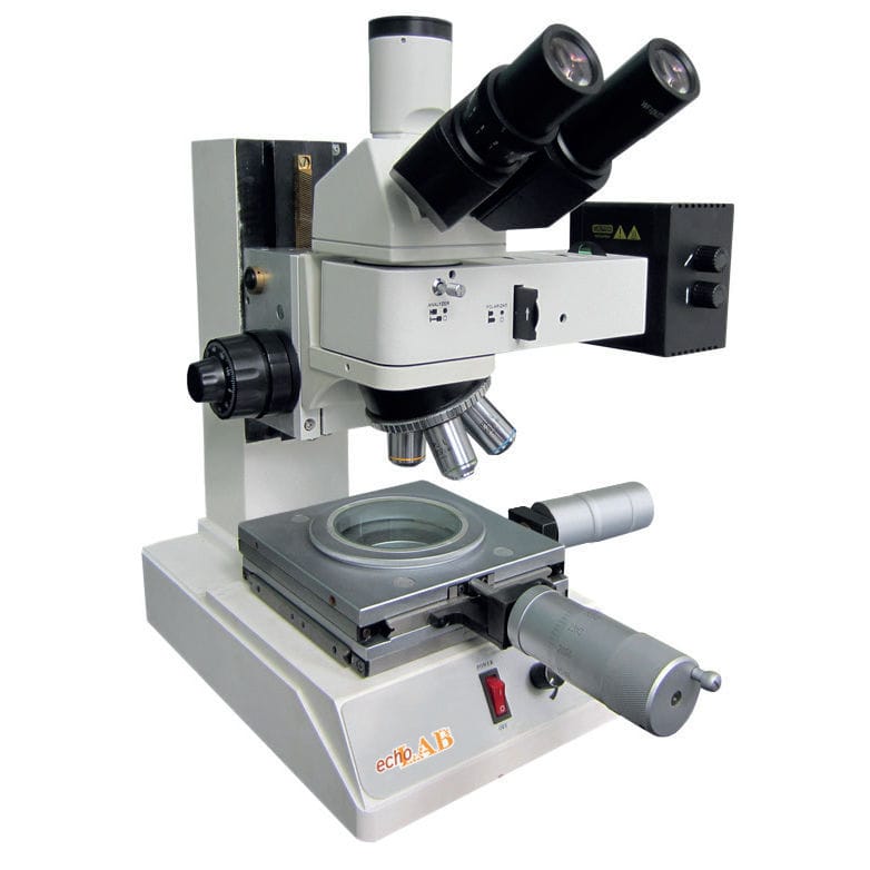 Microscope pour analyse - UM 800 - EchoLAB - droit / trinoculaire / à ...