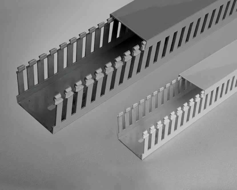 Goulotte de câblage - AS - CANALPLAST - en PVC / rigide / auto-extinguible