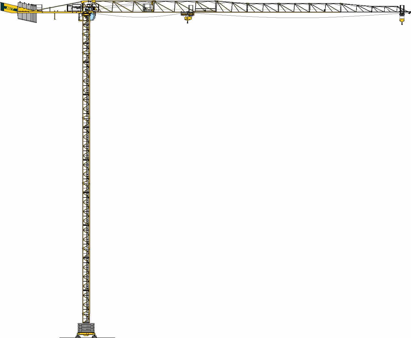 Grue fixe - MCT 88 - Manitowoc Cranes - à tour topless / GME / pour ...