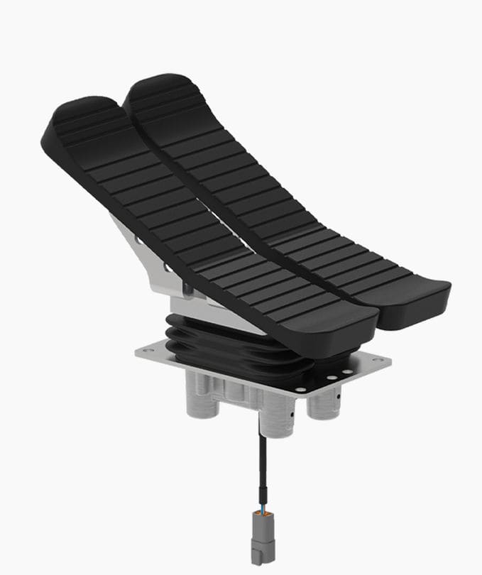 Pédale de commande - APW - WALVOIL - à effet Hall / mécanique ...