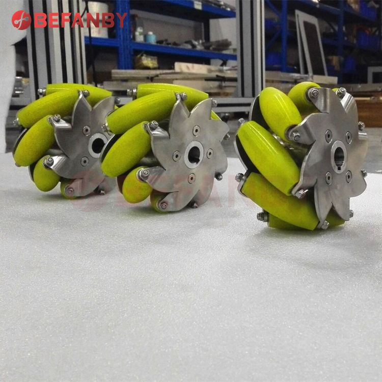 Roue mecanum - BEFANBY - en caoutchouc / en polyuréthane / pour charges ...