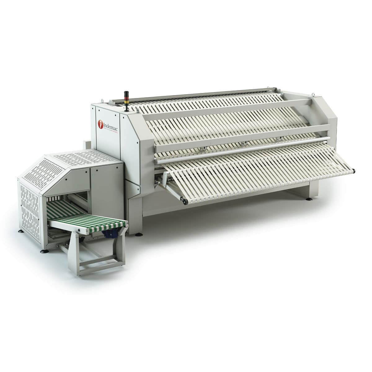 Machine de pliage de tissus - IFO series - Indemac - de grande dimension