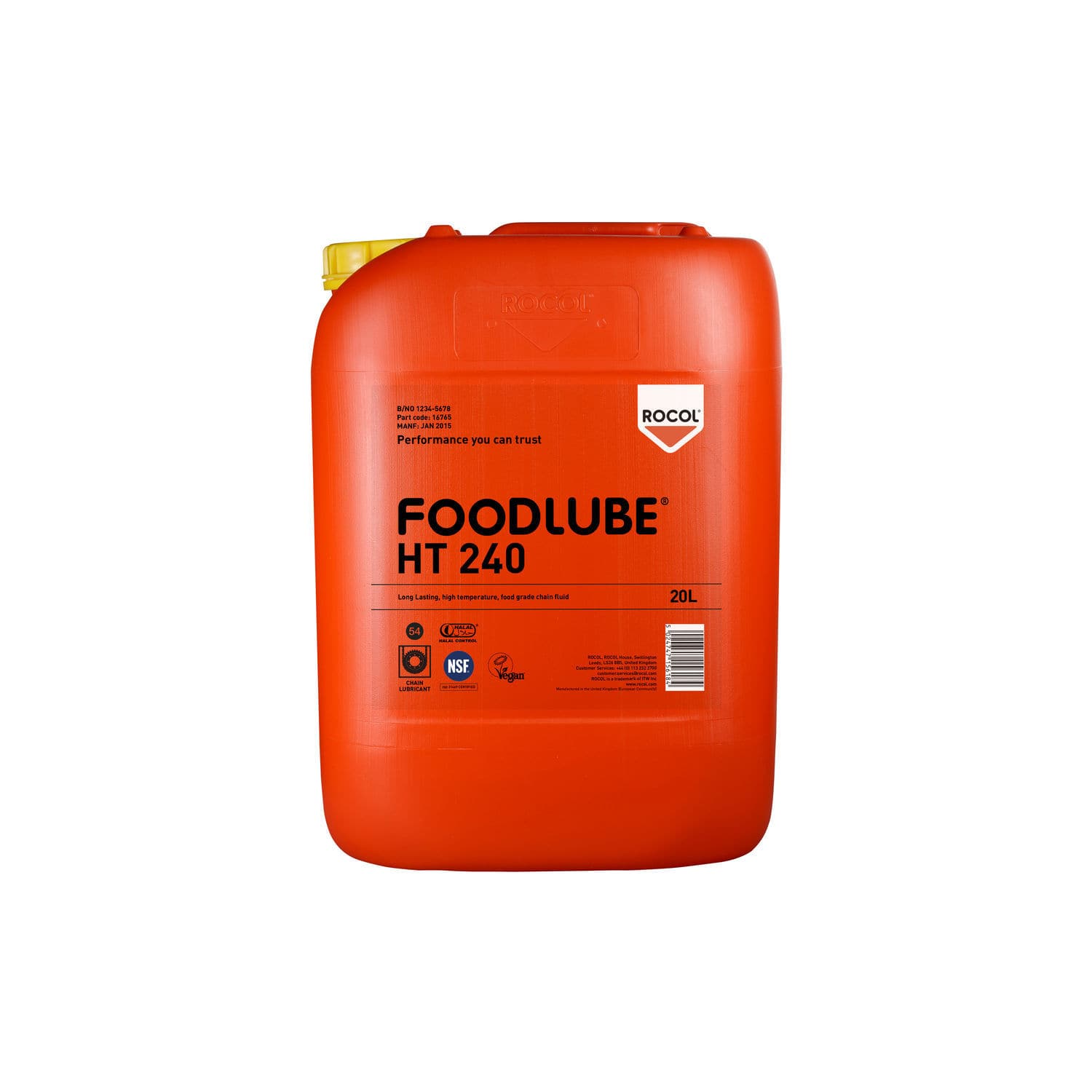 Huile de lubrification - FOODLUBE® HT 240 - ROCOL - de protection ...