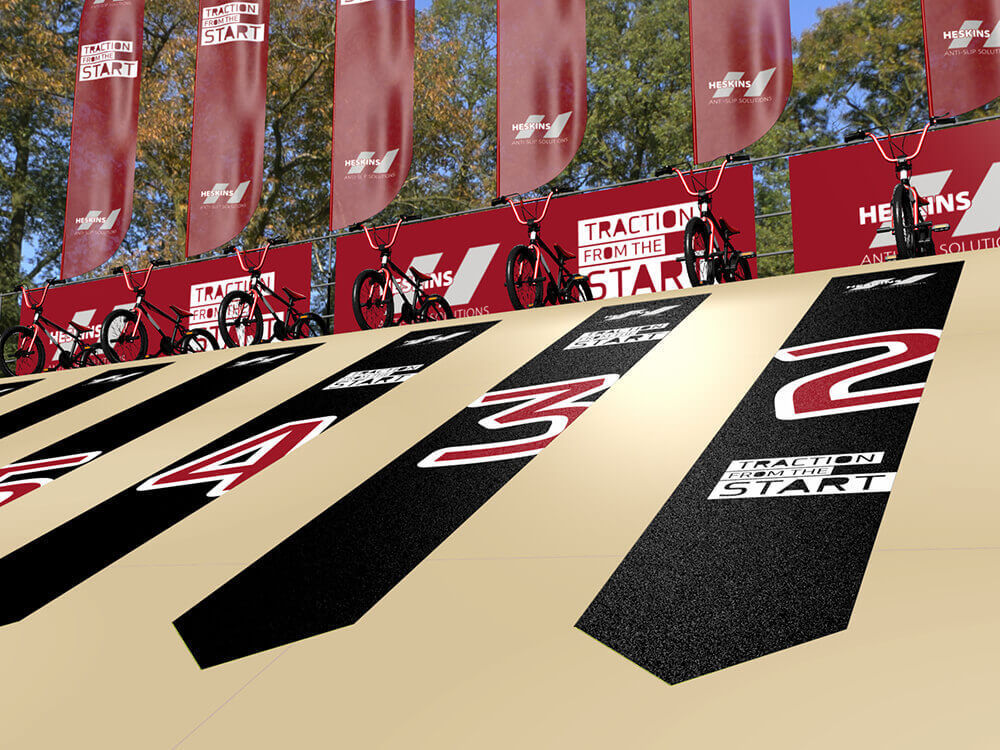 Revêtement de sol antidérapant - Heskins Limited