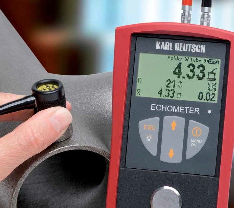 Instrument de mesure d'épaisseur de paroi - ECHOMETER 1076 DATA - KARL ...