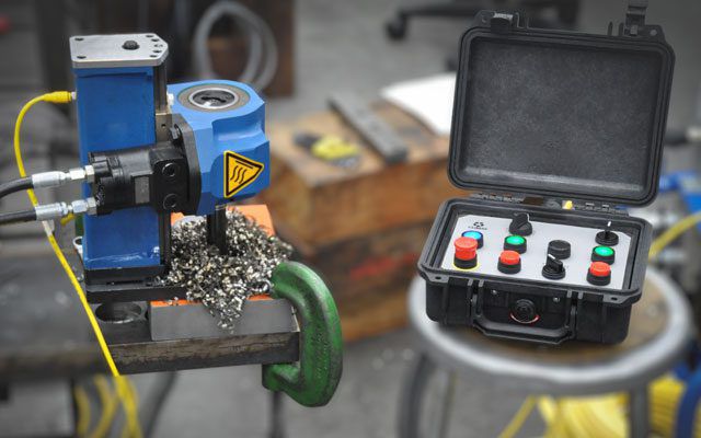 Perceuse hydraulique - CLIMAX - compacte / verticale