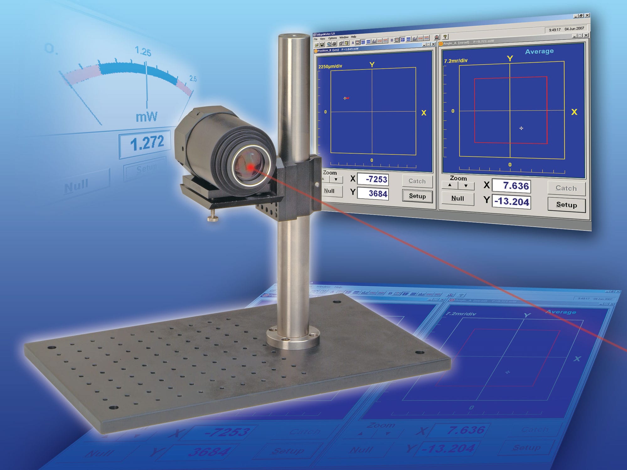 Aligneur de faisceau laser - AlignMeter LA - Duma Optronics