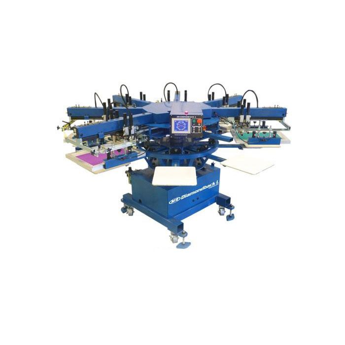 Machine de sérigraphie automatique - DIAMONDBACK E™ - M&R - à 6 ...