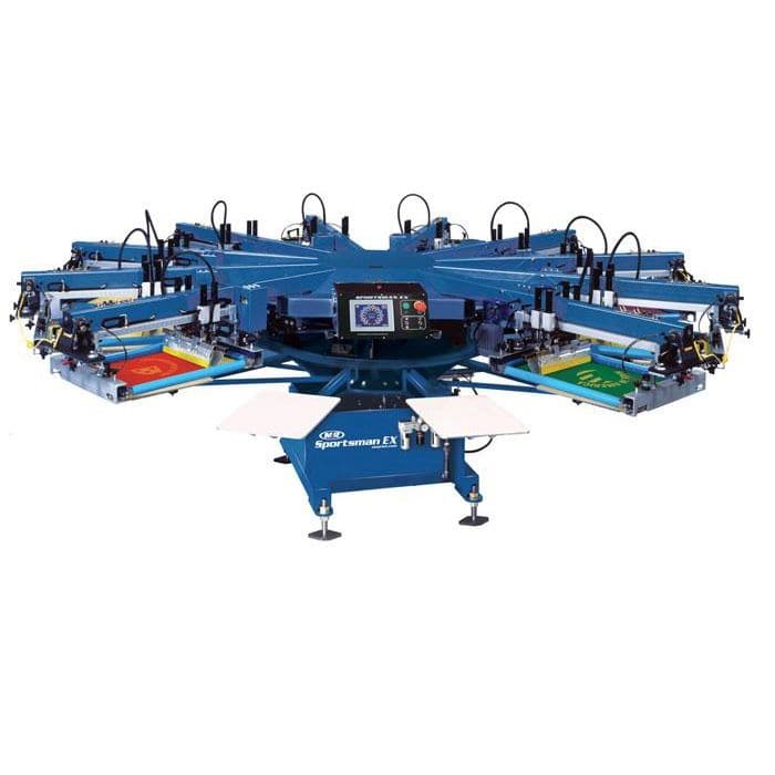 Machine de sérigraphie servocommandée - SPORTSMAN® EX series - M&R - à ...