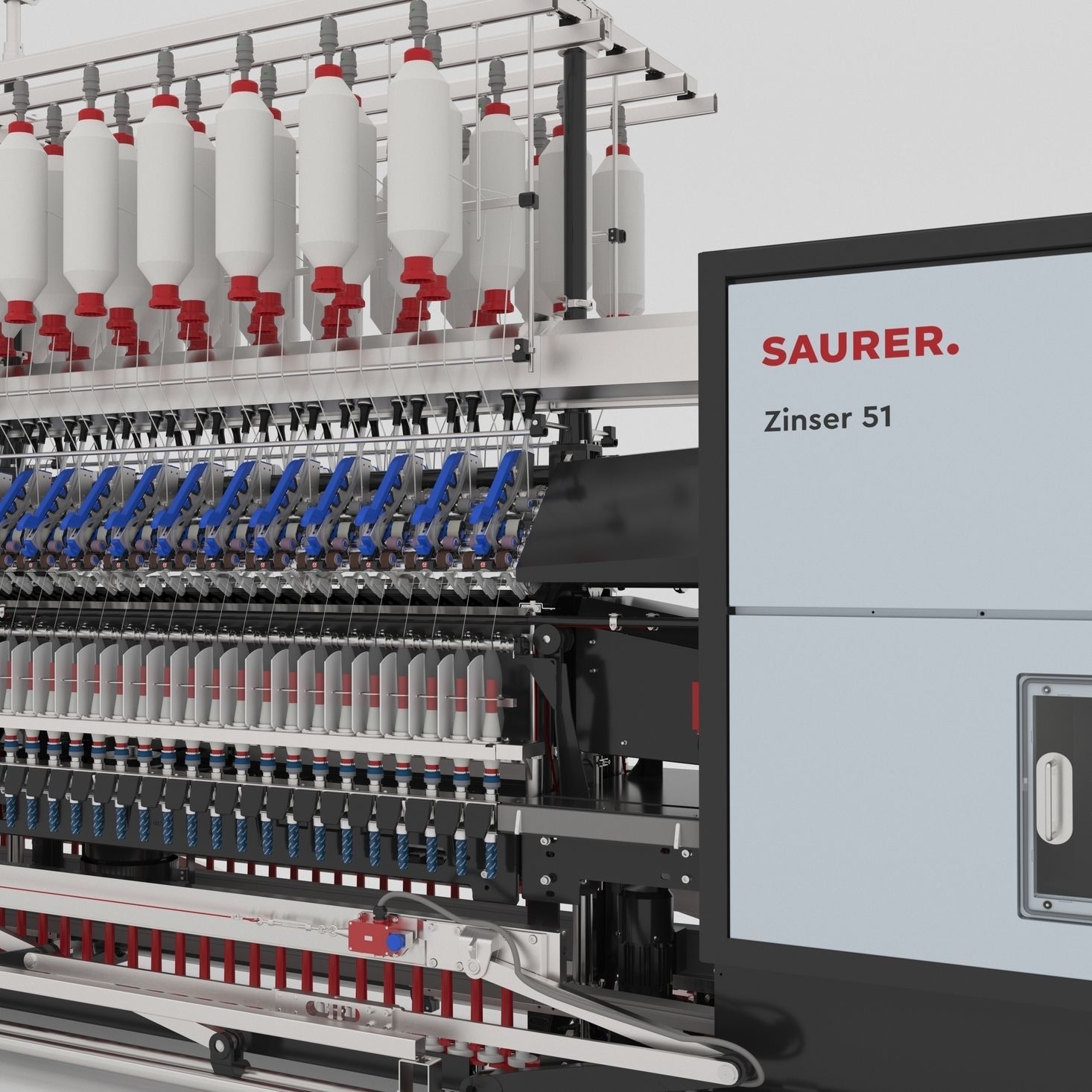 Machine à filer à anneau - Zinser 51 - SAURER SCHLAFHORST - compacte