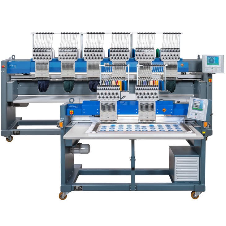 Machine à broder 12 têtes - RACER - ZSK STICKMASCHINEN - à 12 aiguilles