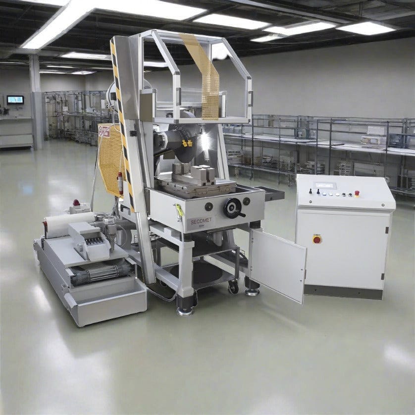 Machine de découpe à lame rotative - SECOMET - REMET SAS - pour métal ...