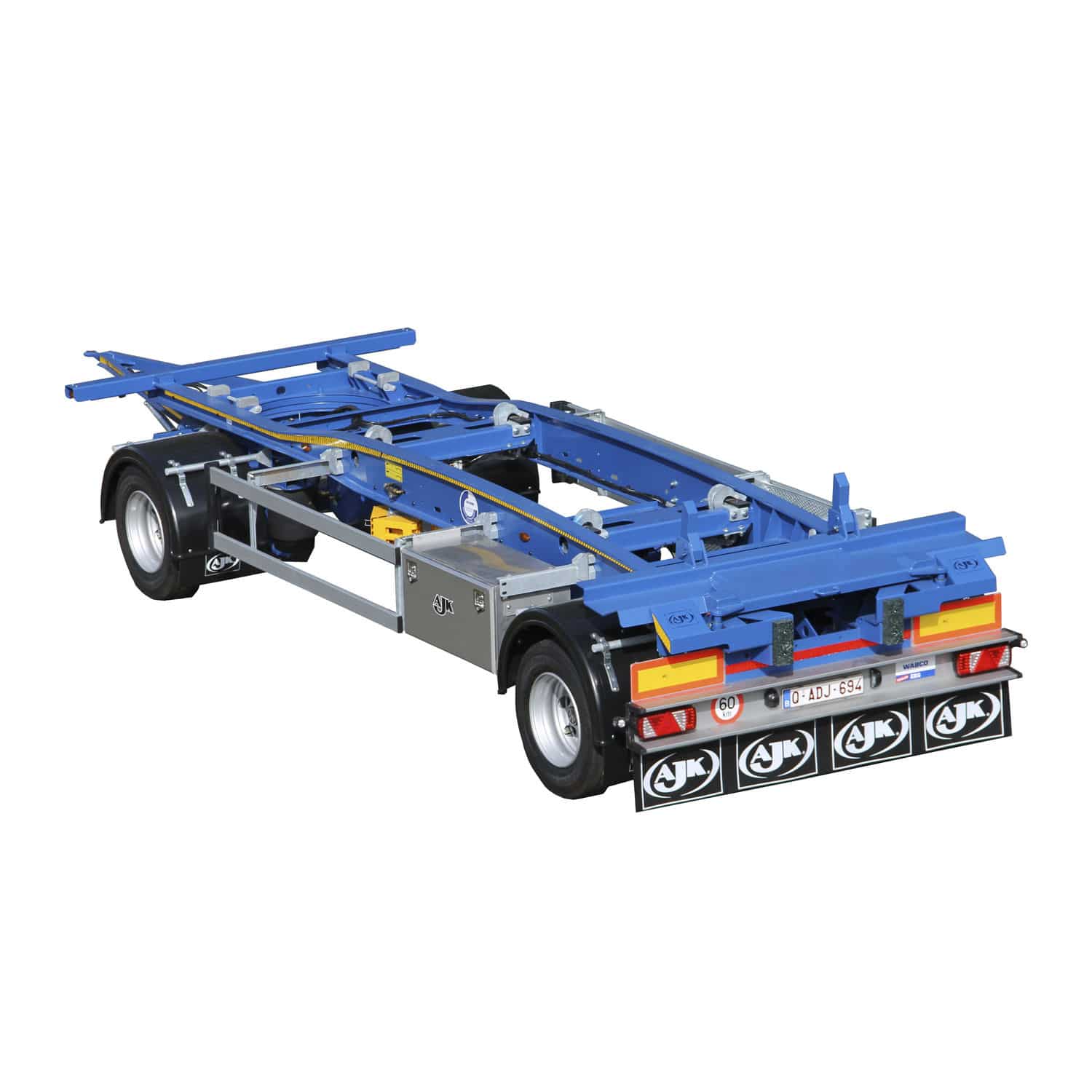Remorque porte-conteneur - 010x series - AJK NV - à 2 essieux / tractée ...