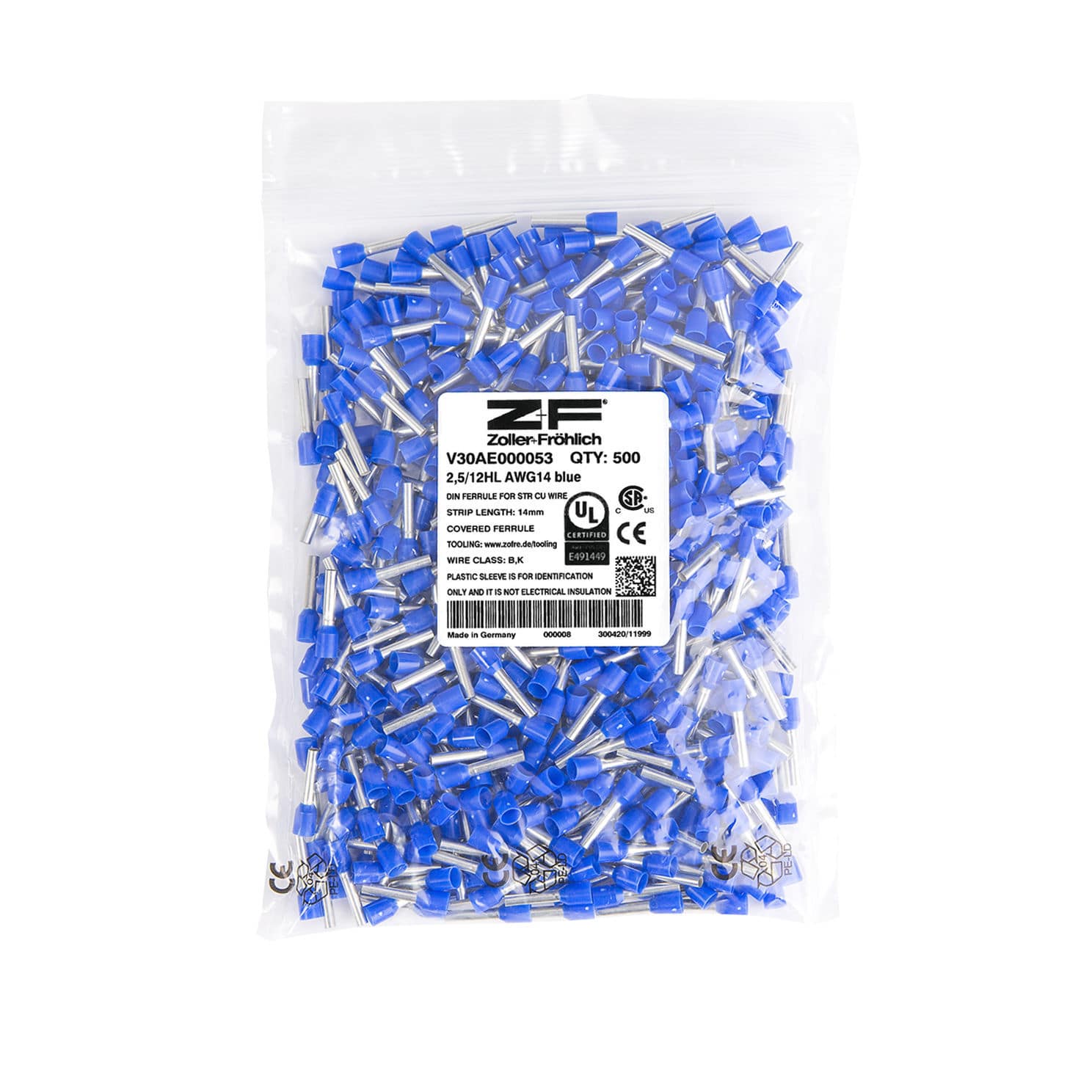 Cosse de câble femelle - V30AE00 series - Zoller + Fröhlich Wire ...