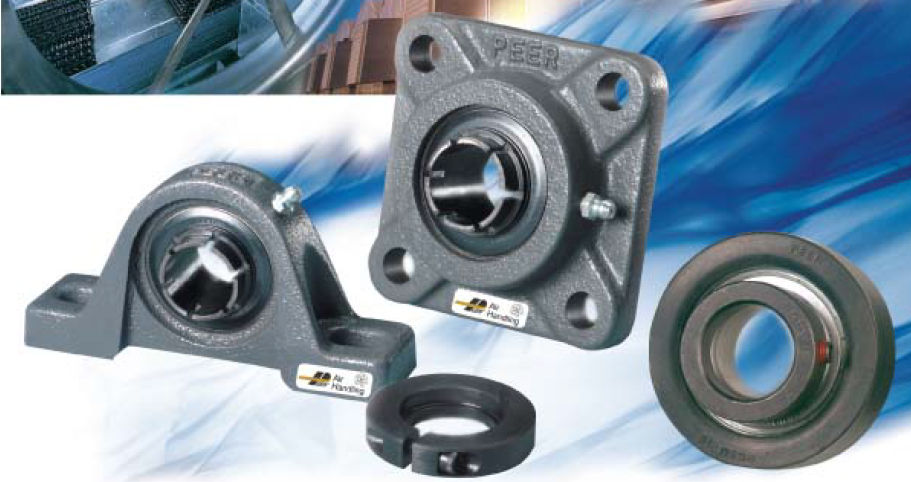 Palier à bride - PEER Bearing - à roulement à billes / en fonte