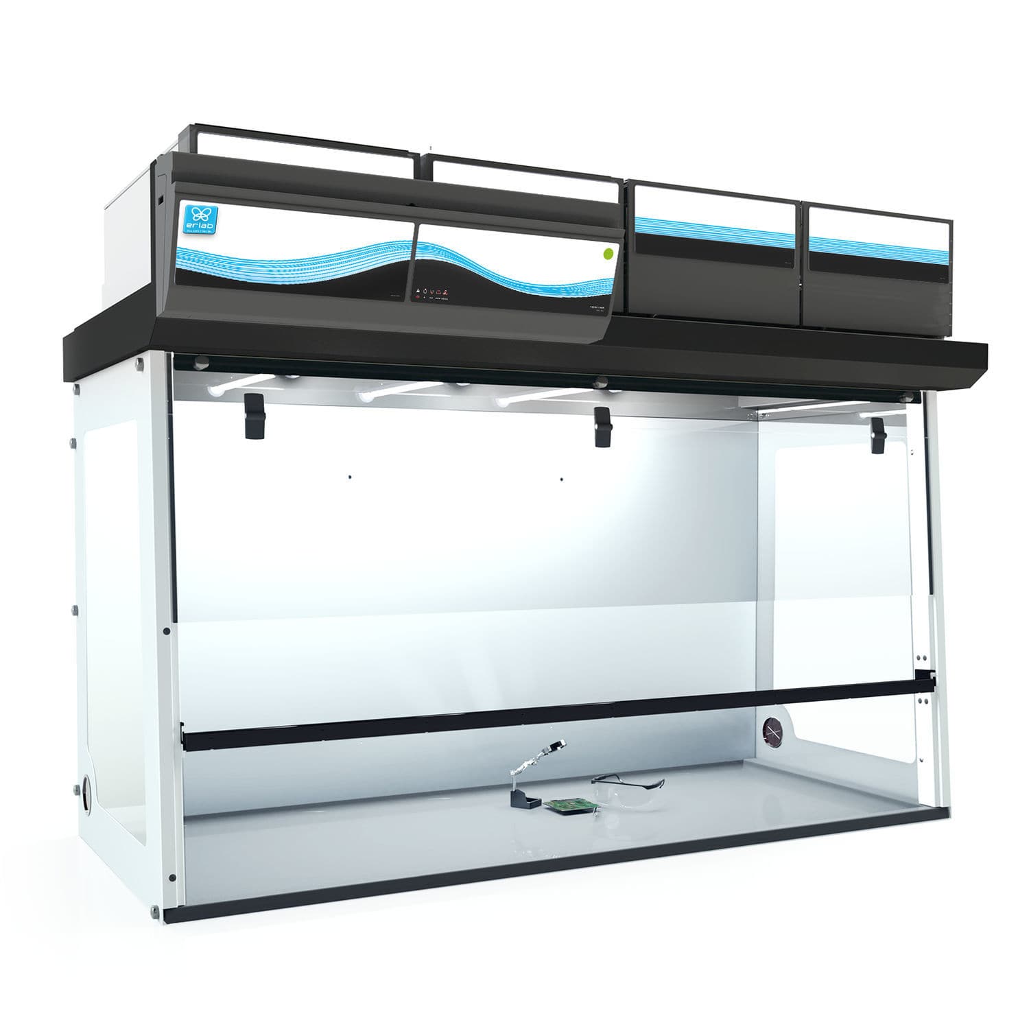 Sorbonne de laboratoire - 714 - Erlab - à air propre / sur pied / avec ...