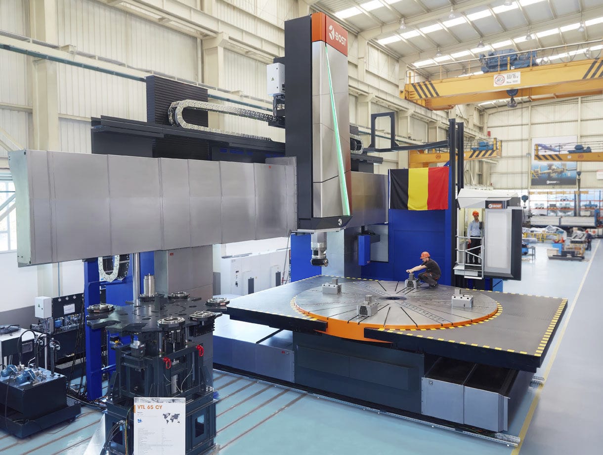 Tour CNC / vertical / 3 axes / 4 axes - VTL C Series - Bost Machine ...