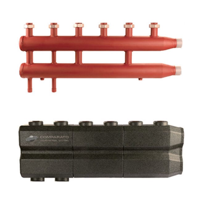 Manifold multivoie - C series - Comparato Nello S.r.l. - en acier au carbone / pour chauffage ...