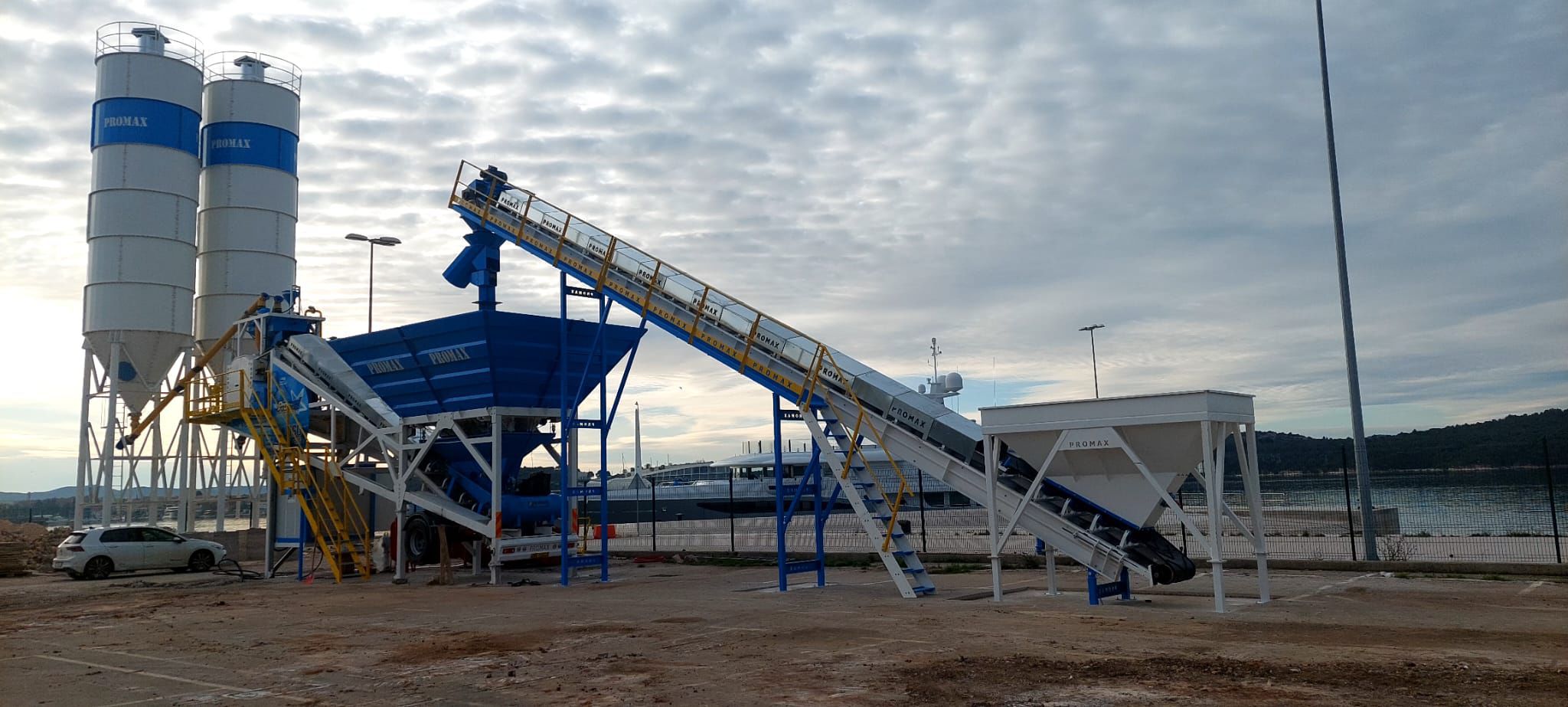 Centrale à béton mobile - M60-SNG - PROMAX - automatique / à simple ...