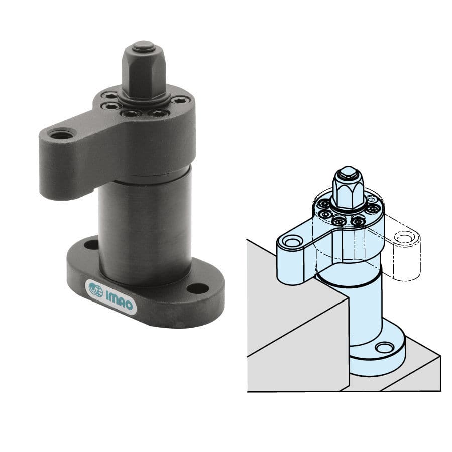 Bride de serrage mécanique - PTSW1 - Imao Corporation - pivotante ...