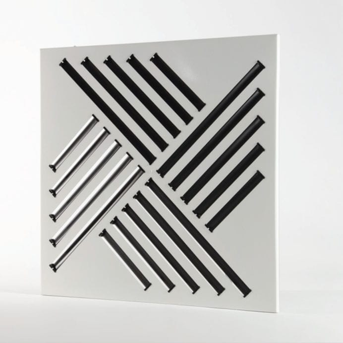 Diffuseur d'air carré - DAM41 series - Tecnica srl - encastrable / à ...