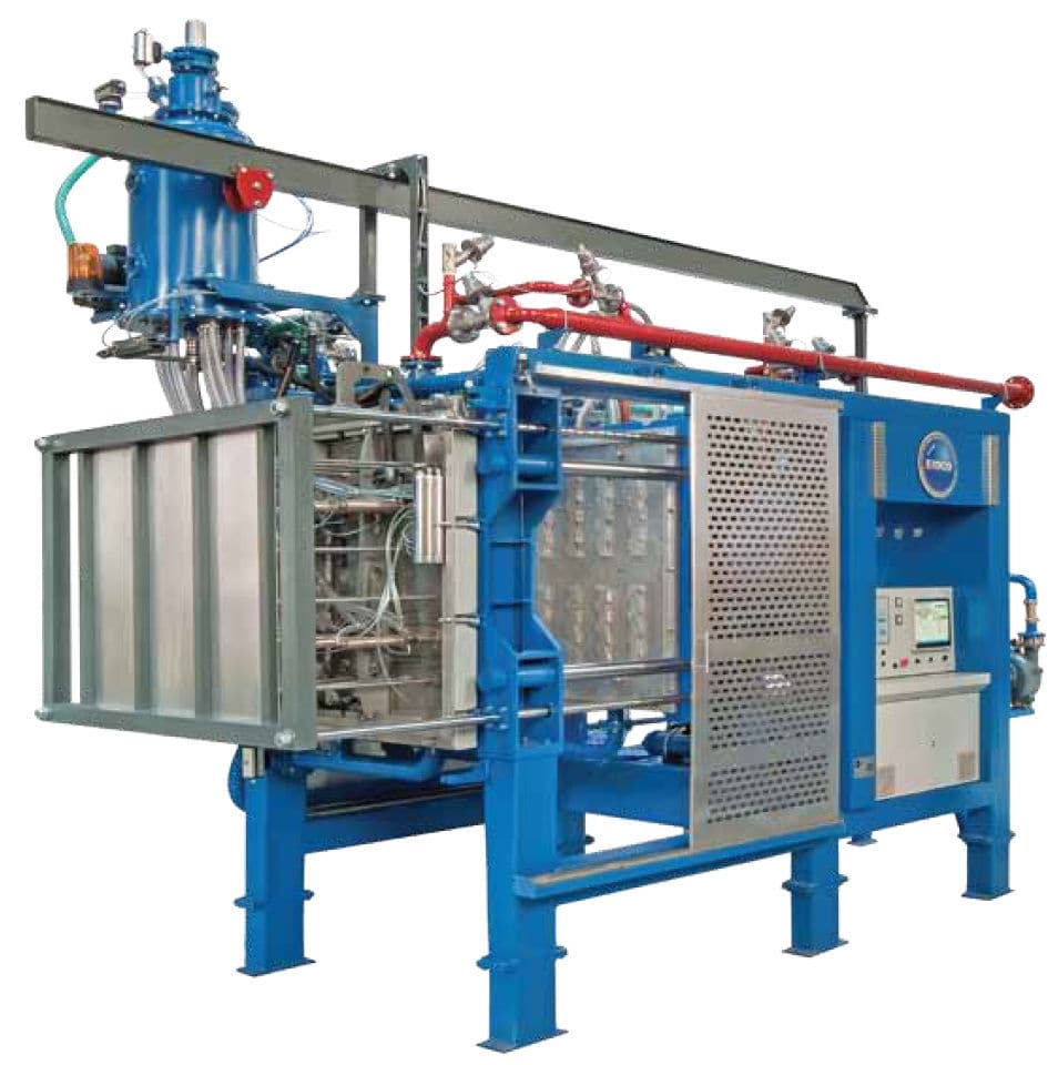 Machine de moulage à simple station - MQS - EIDCO - pour PSE