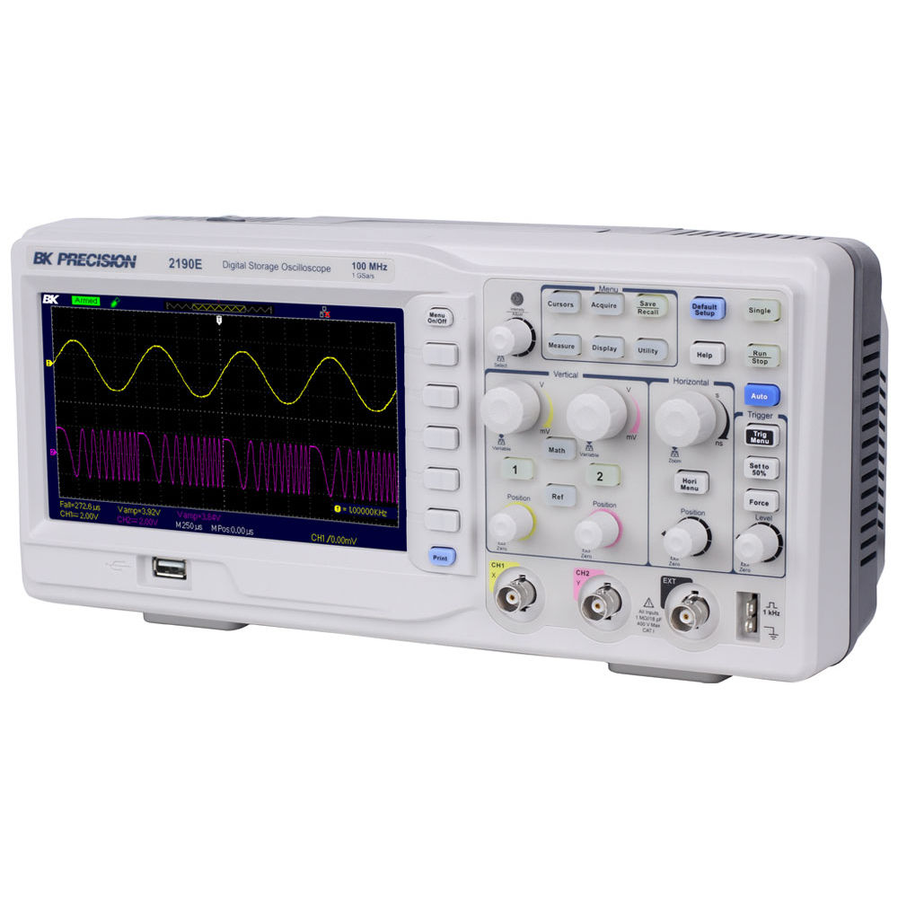 Oscilloscope numérique - 2190E - B&K Precision - sur table / 2 voies / USB