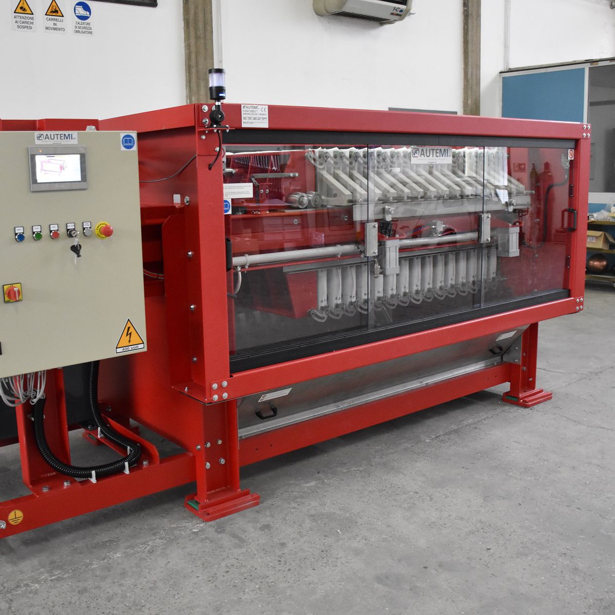 Filtre-presse à poutre latérale - Autemi s.r.l. - entièrement ...