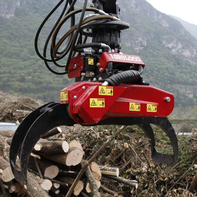 Pince pour grue forestière - PMS series - Toroloco Srl