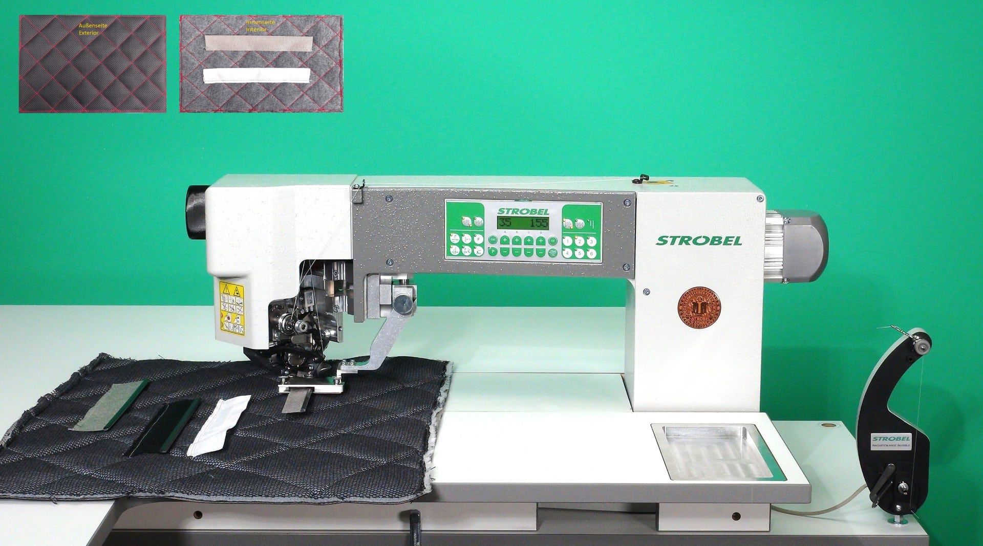 Machine à coudre point noué - 810C - Strobel Spezialmaschinen GmbH ...