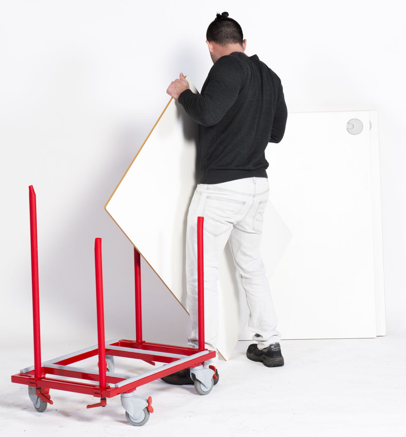 Chariot de manutention - Worker - Multi Trolley AB - en métal / à plate ...