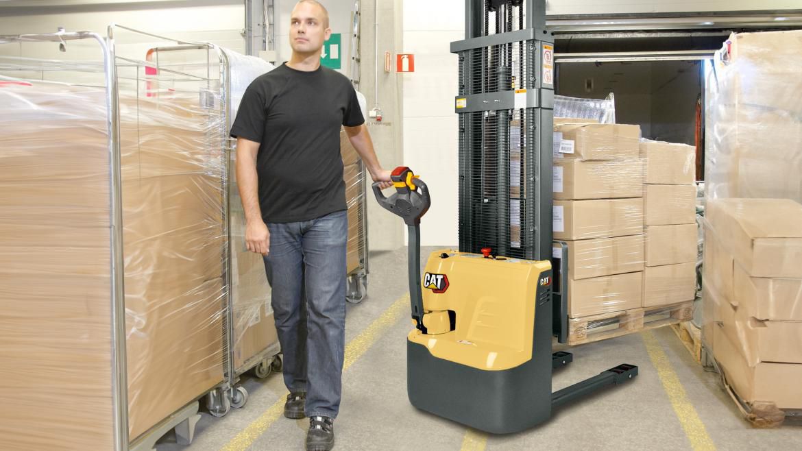 Gerbeur électrique - NSP12QLDI - Cat Lift Trucks - accompagnant / 24 V ...