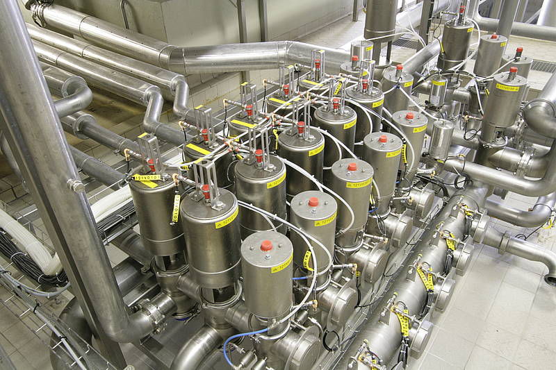 Manifold multivoie - LTH Dresden Niederlassung der ALPMA GmbH - en acier inoxydable / pour cuve ...