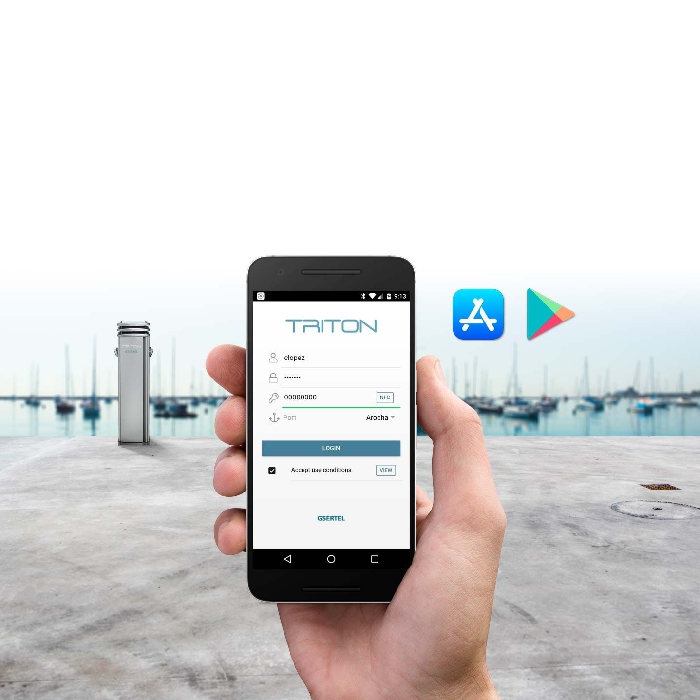 Application mobile de gestion - TRITON - Gsertel - de communication ...