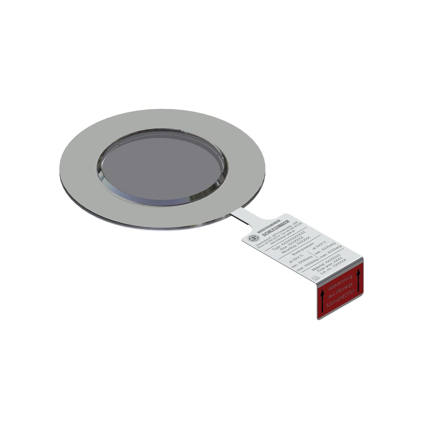 Disque de rupture à siège plat - Visilume Ltd - en composite