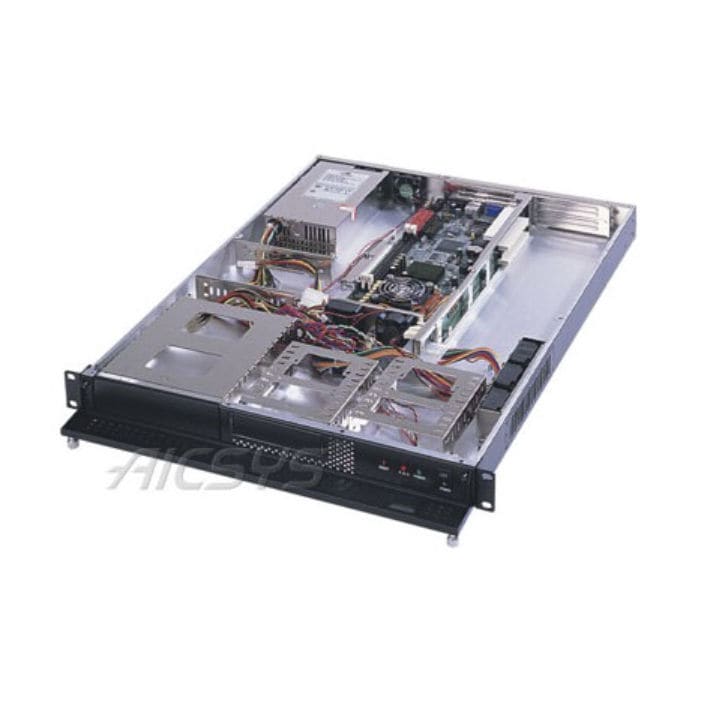 Châssis pc rackable - RCK-104B - AICSYS Inc - 19" / 1U / de fond de panier